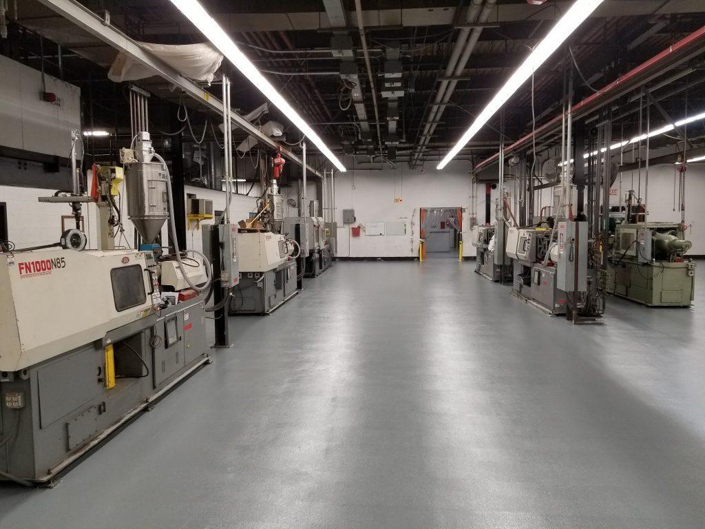 Epoxy and Urethane Flooring Project for Ensinger Plastics in Connecticut